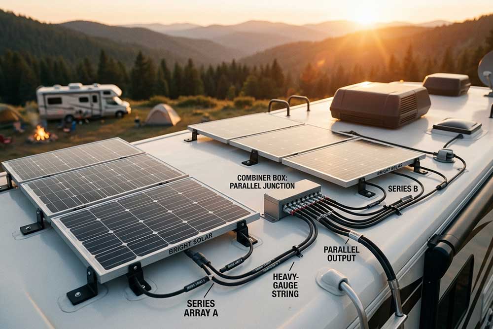 Solar Panel Series vs Parallel - Complete Wiring Guide | Bright Solar